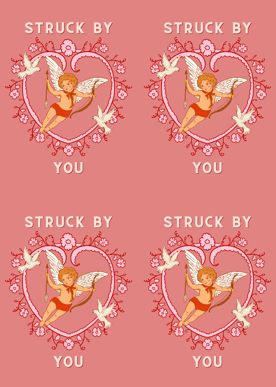 Free Printable Cupid Valentine's Day Cards - HOUSE of GOSSAMER